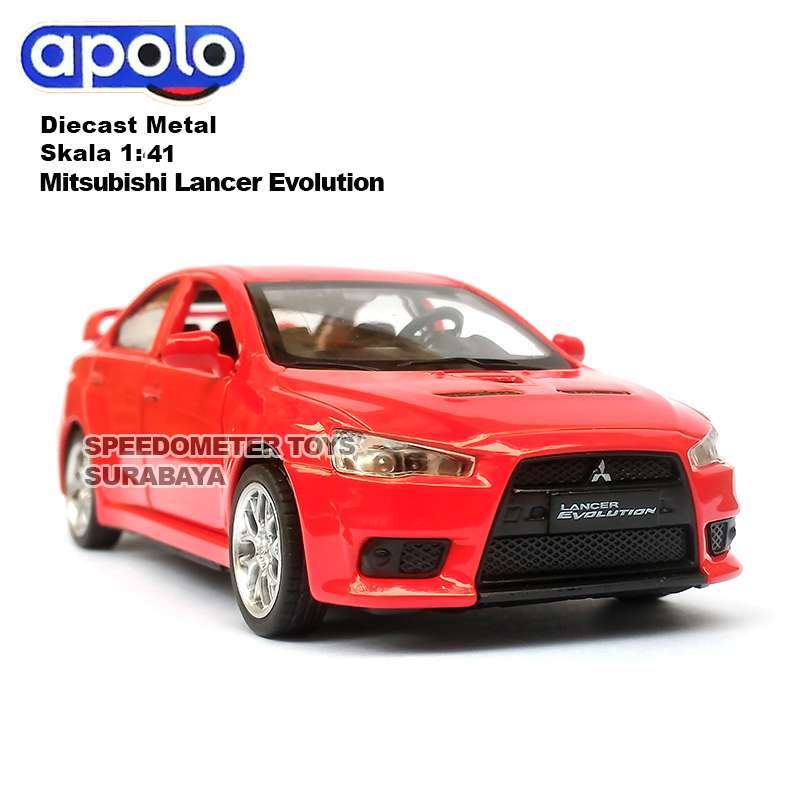 Jual Diecast Apolo Mobil Mitsubishi Lancer Evolution | Mainan Anak ...