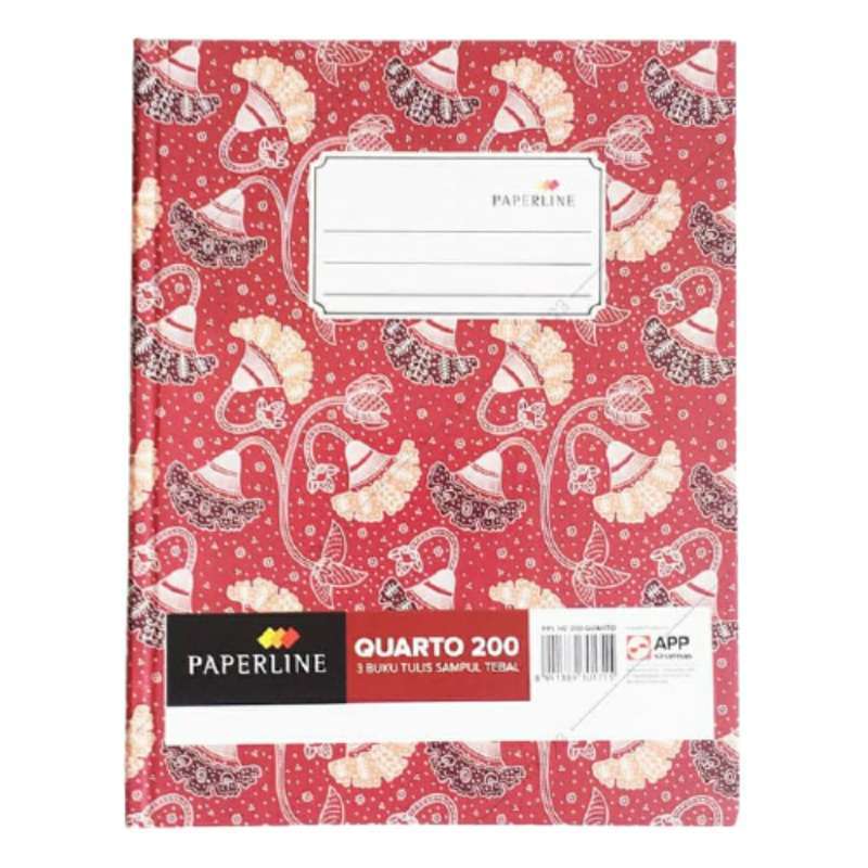Jual PAPERLINE Book Hardcover Size Kwarto 200 Sheet di Seller Pantero ...