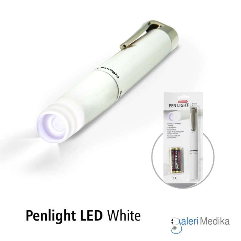 Jual Onemed Penlight Led / Senter Mulut / Senter Dokter - Warna Putih ...