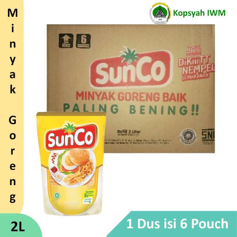 Jual Minyak Goreng Sunco 2l 1 Dus / Karton Isi 6 Pouch Di Seller ...
