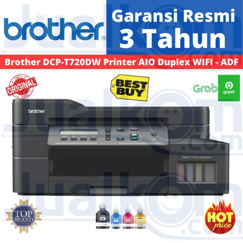 Jual Brother DCP-T720DW T720DW Wireless ADF Printer Inkjet Multifungsi - Hitam di Seller Jualkom ...