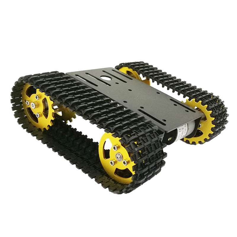 Jual Unassembling Rc Tank Chassis Kit Diy Smart Tracked Robot Platform ...