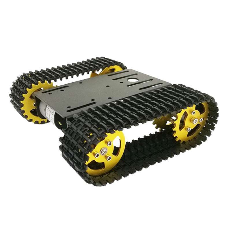 Jual Unassembling Rc Tank Chassis Kit Diy Smart Tracked Robot Platform ...