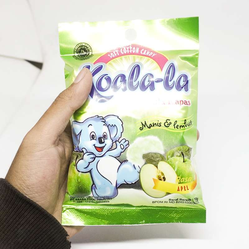 Jual Koala-la Kapas Candy / Soft Cotton Candy / Permen Gula Kapas (apel ...