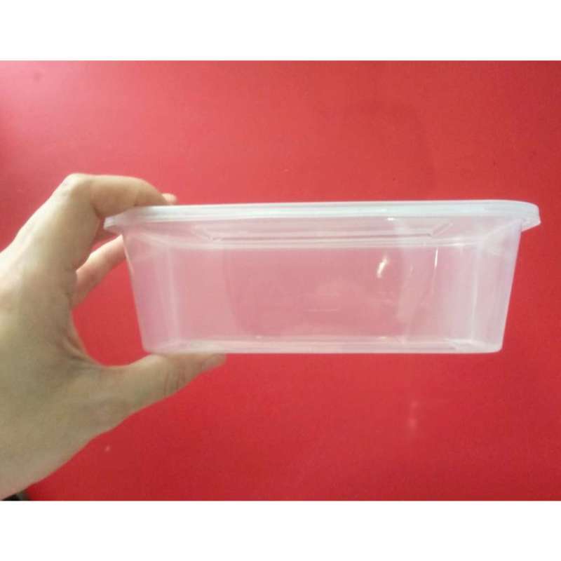 Promo Food Container / Kotak Makan Plastik Persegi Panjang / Box ...