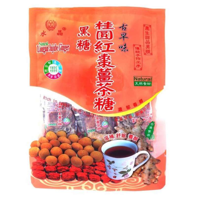 Jual Crystal ancient flavor brown sugar, longan, red date, ginger tea ...