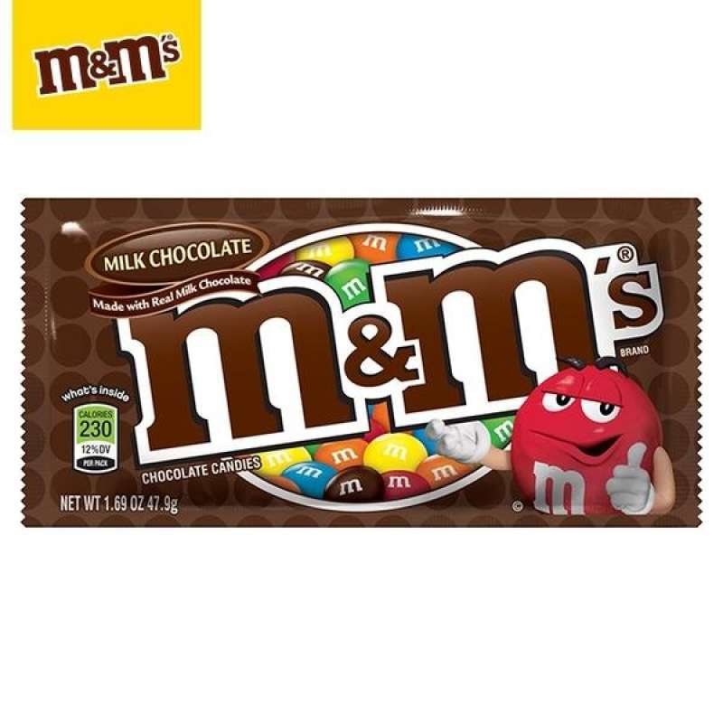 Jual M&MS Milk Chocolate 12 pieces (47.9g/pack) di Seller PChomeSEA ...