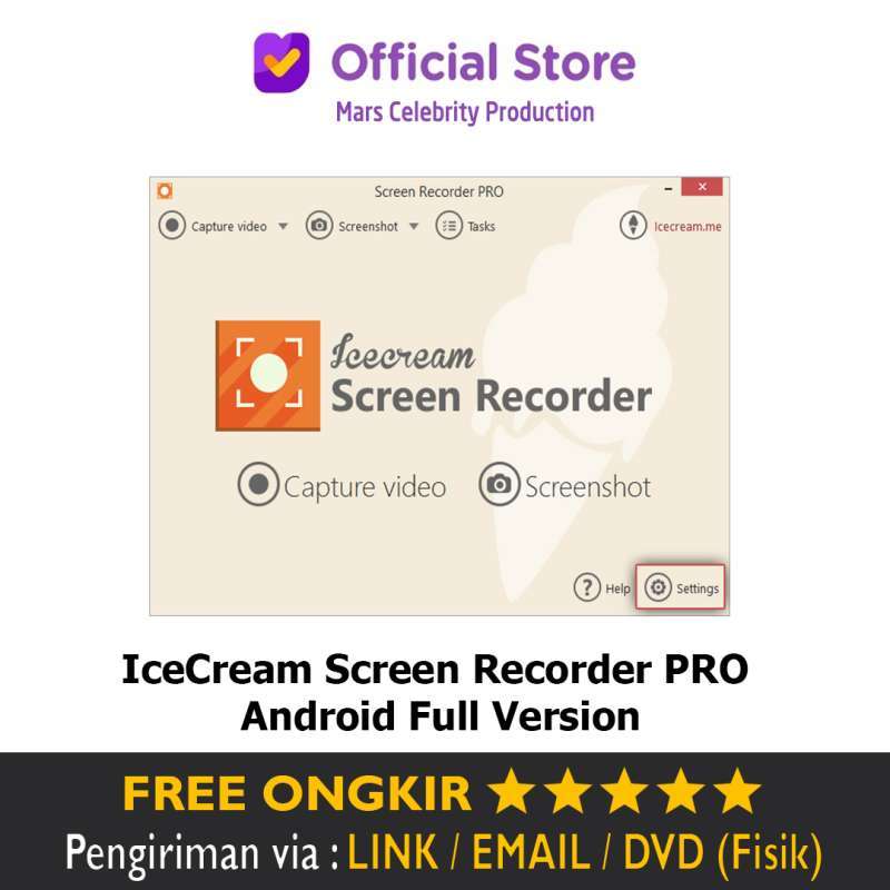 Jual Software Icecream Screen Recorder Pro Full Version Terbaru Ice ...