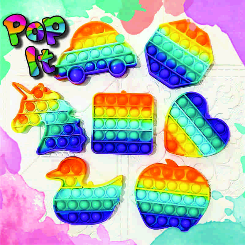 Jual Pop it Rainbow Ready Stok Murah Popit Penghilang Stress Untuk Anak ...
