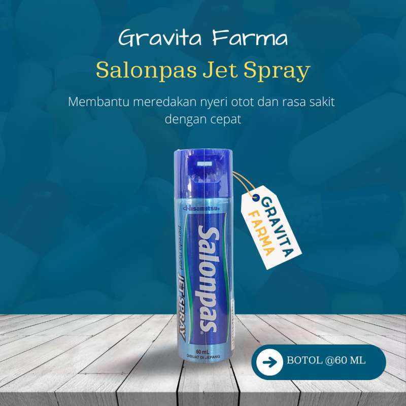 Jual Salonpas Jet Spray 60ml Di Seller Apotek Gravita Farma Official ...