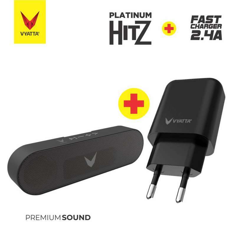 Jual Vyatta New Platinum Hitz Tws Speaker - Stereo, Bluetooth, Usb/tf ...