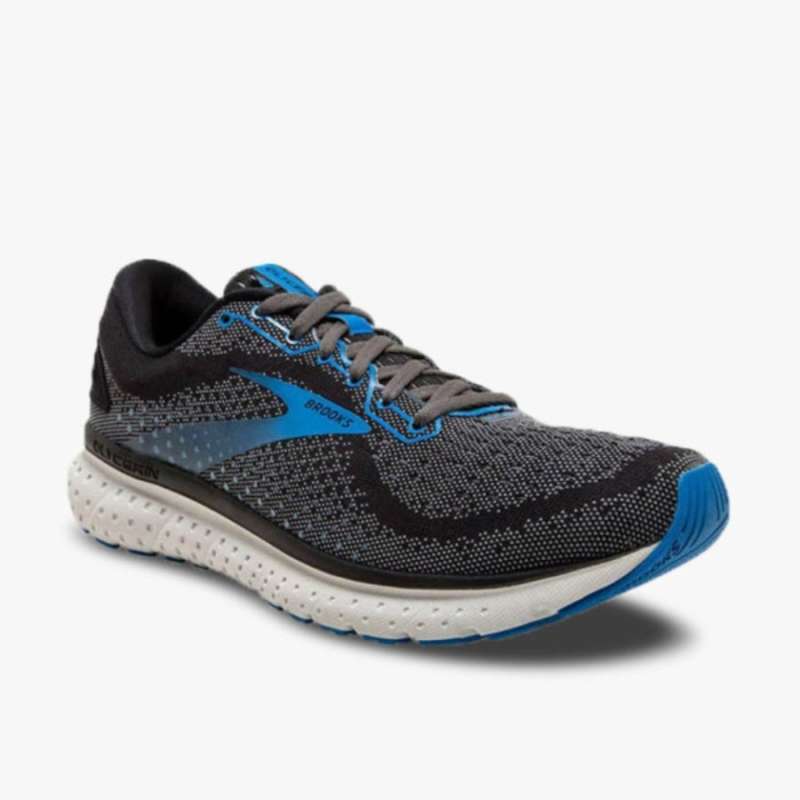 Jual Sepatu Running Brooks Glycerin 18 Wide Men's Shoes - Black Blue 43 ...