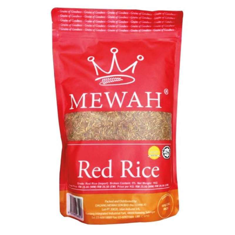 Jual Malaysia Mewah Organic Red Rice 1KG - 3390224 di Seller Youbeli ...