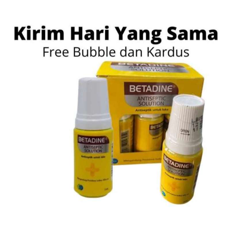 Jual Obat Luka Infeksi Bernanah Betadine Antiseptic Solution 5ml di ...