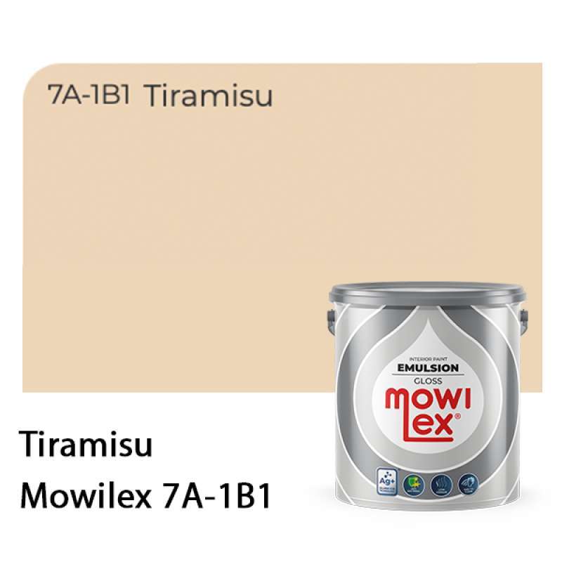 Jual Mowilex Emulsion Gloss Tinting Cat Tembok [2 5l] Tiramisu Di