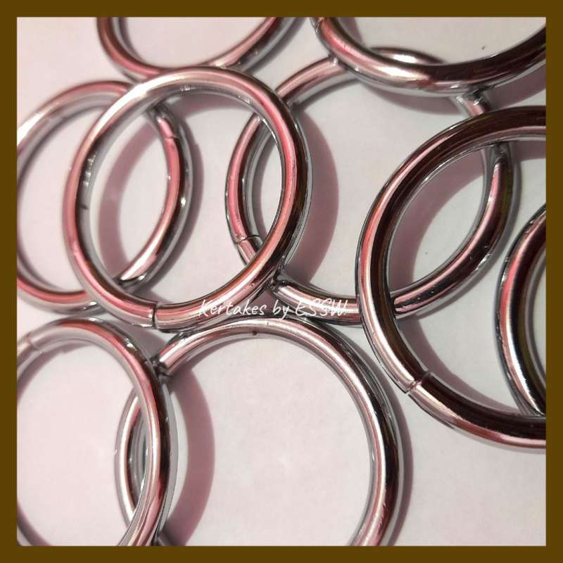 Jual Ring Bulat / Ring Besi / Ring Nikel / Aksesoris Tas / Macrame Dm ...