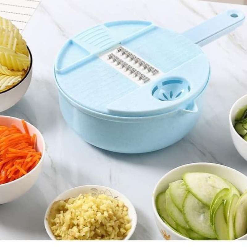 Jual Alat Pemotong /pengiris / Parutan Buah Sayur Serbaguna 12 In 1 ...