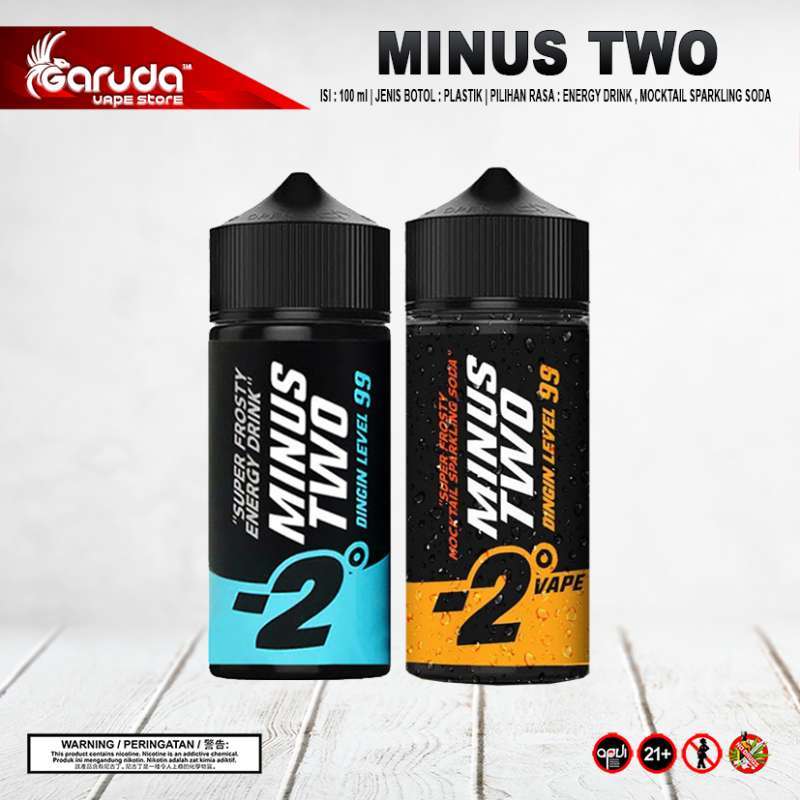 Jual Liquid Minus Two Series Ora Brewery 6mg 100ml Bercukai Energy ...