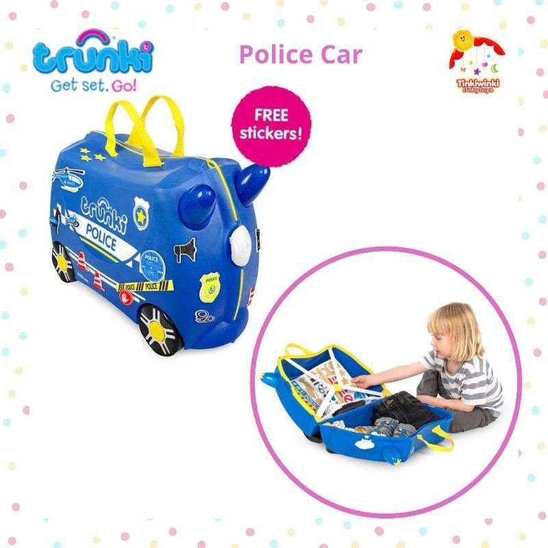 Promo Trunki - Kids Ride-on Luggage Koper Anak - Police Car Diskon 11% ...