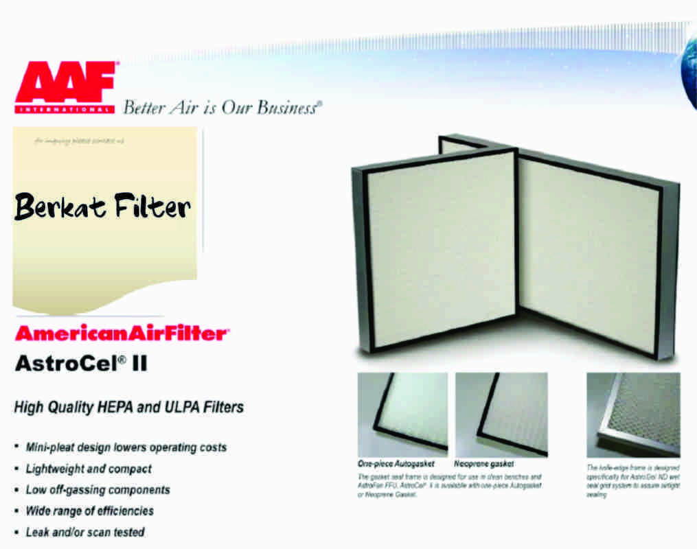 Jual Hepa Filter Aaf 610 X 1220 X 149 Di Seller Berkat Filter ...