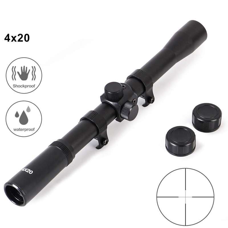 Promo Teleskop Jarak Jauh Rifle Scope MIni Tipe 4 x 20 - Teropong 4x20L ...