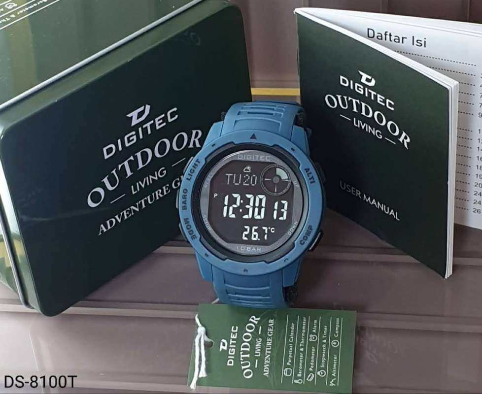 Jual Digitec Ds-8100t Digital Jam Tangan Pria Rubber Strap Original ...
