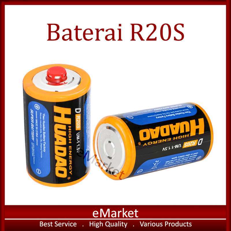Jual Baterai Tipe D R20S - Super Battery R20 1.5V Murah di Seller ...