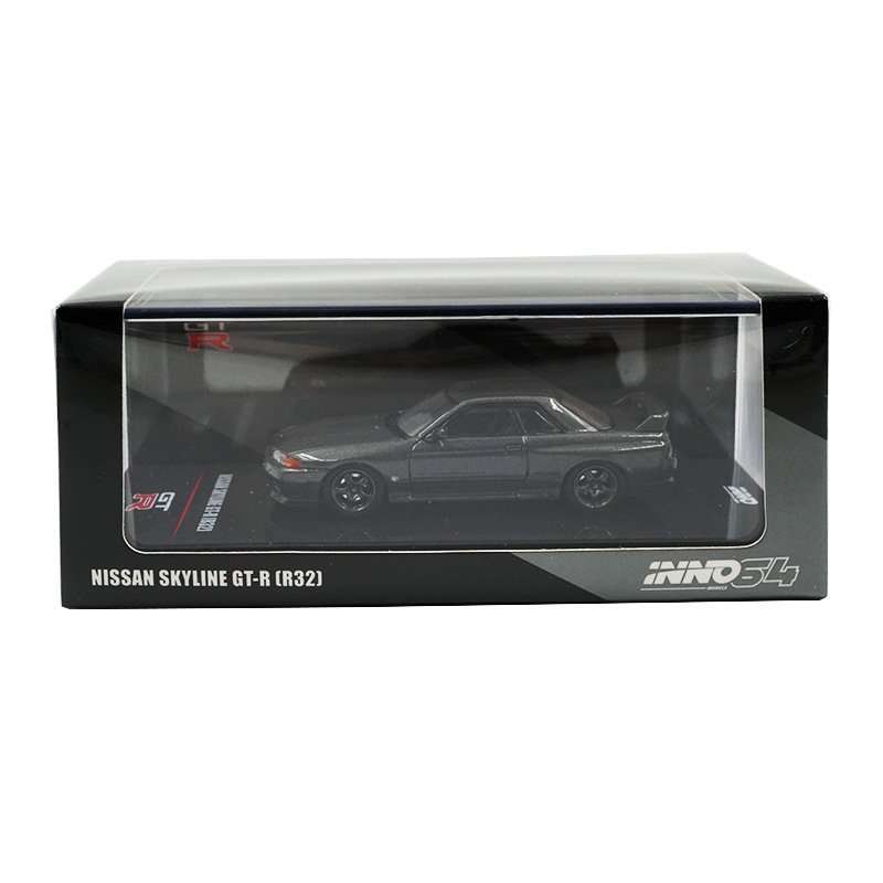 Jual Inno 1/64 Nissan Skyline GT-R R32 Gun Grey Metallic with Extra ...