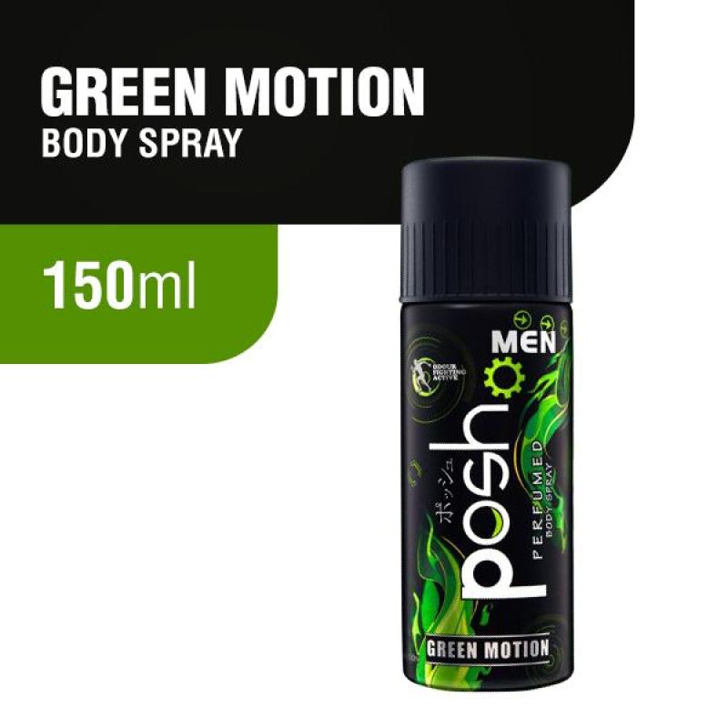 Jual Posh Men Green Motion Body Spray [150 mL/ Botol] di Seller ...