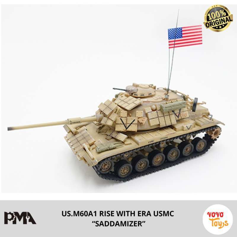 Promo Miniatur Tank US M60A1 RISE WITH ERA USMC SADDAMIZER by PMA 1:72 ...