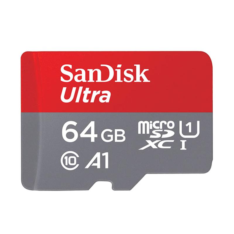 Jual SanDisk Ultra MicroSDXC Card UHS I Class 10 A1 Memory Card With SD jual-sandisk-ultra-microsdxc-card-uhs-i-class-10-a1-memory-card-with-sd
