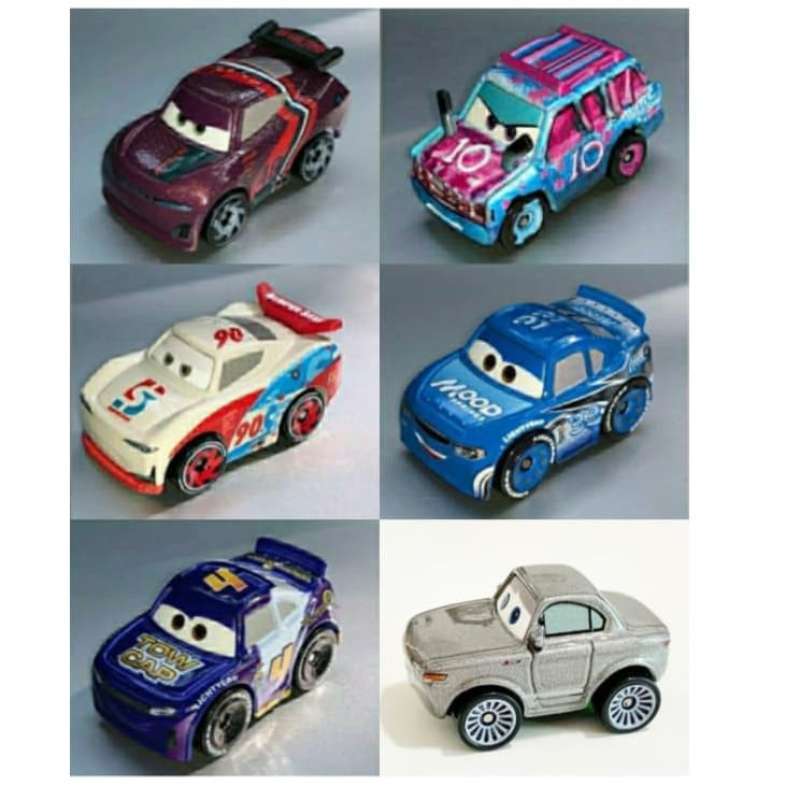 Jual Cars Mini Racers Disney Mattel Blind Spot set 6 not Tomica di ...