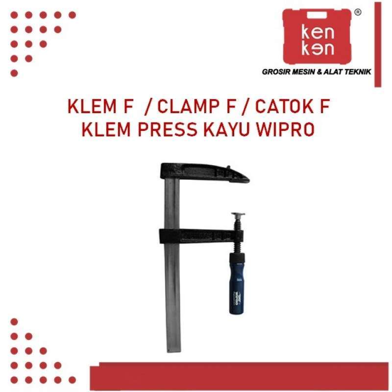 Jual KLEM F KAYU 400 500 600 800 CATOK F CLAMP F KLEM PRESS KAYU WIPRO ...