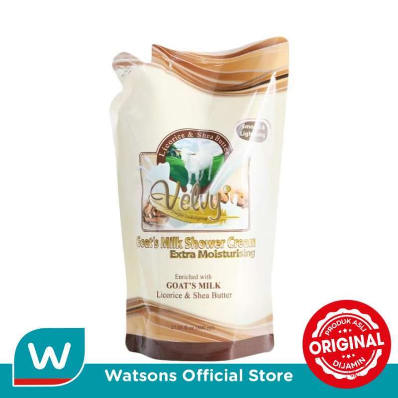 Jual Velvy Shower Cream Licorice & Shea Butter Refill 800ml di Seller ...