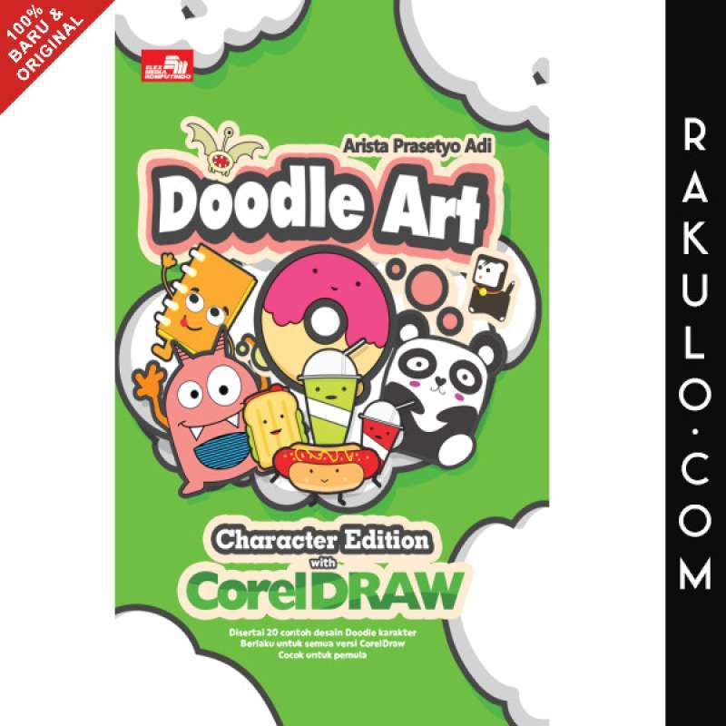 Jual Buku Doodle Art Character Edition With Coreldraw by Arista Praset ...