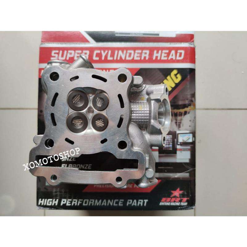 Jual Super Cylinder Head BRT Yamaha Aerox 22 19 Batang Klep 5 mm di ...