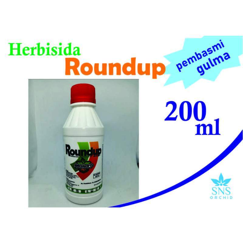Jual Herbisida Roundup 200 ml Obat Racun Rumput pembasmi Gulma Tanaman ...