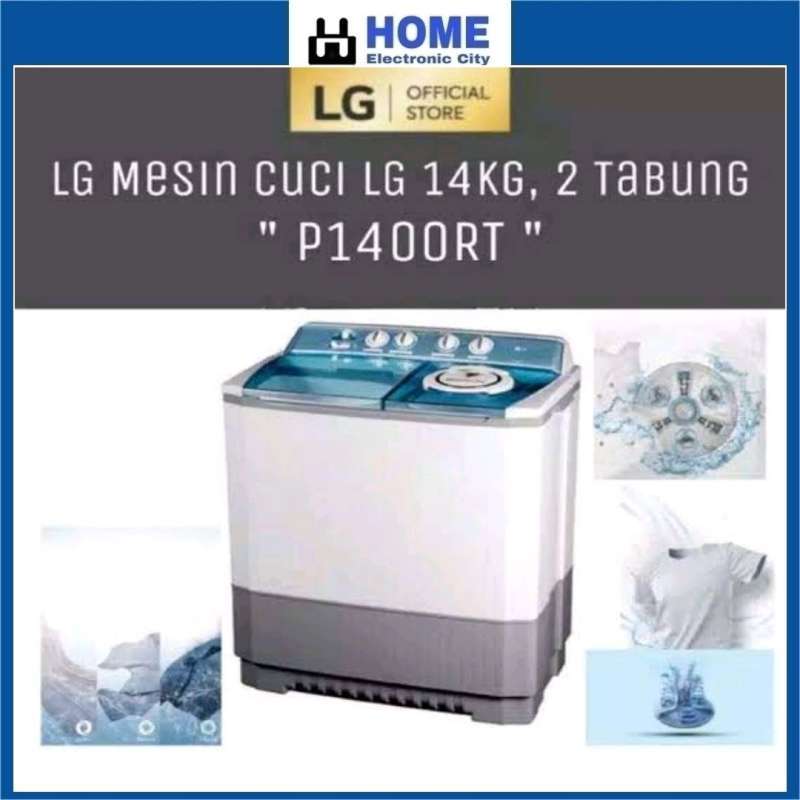 Promo LG P1400RT Mesin Cuci 2 Tabung [14 kg] Diskon 15% di Seller Home ...