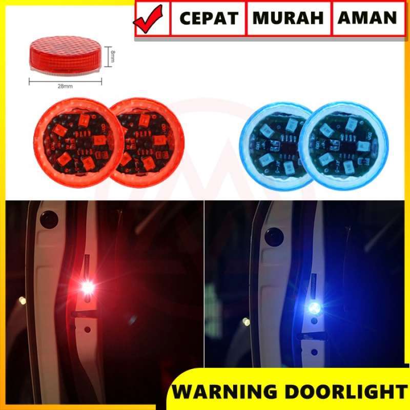 Jual lampu led door open safety warning led / lampu pintu mobil led ...