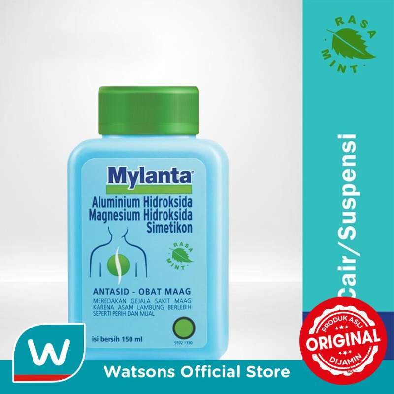 Jual Mylanta Liquid Obat Maag [150 mL] di Seller WATSONS Official Store ...