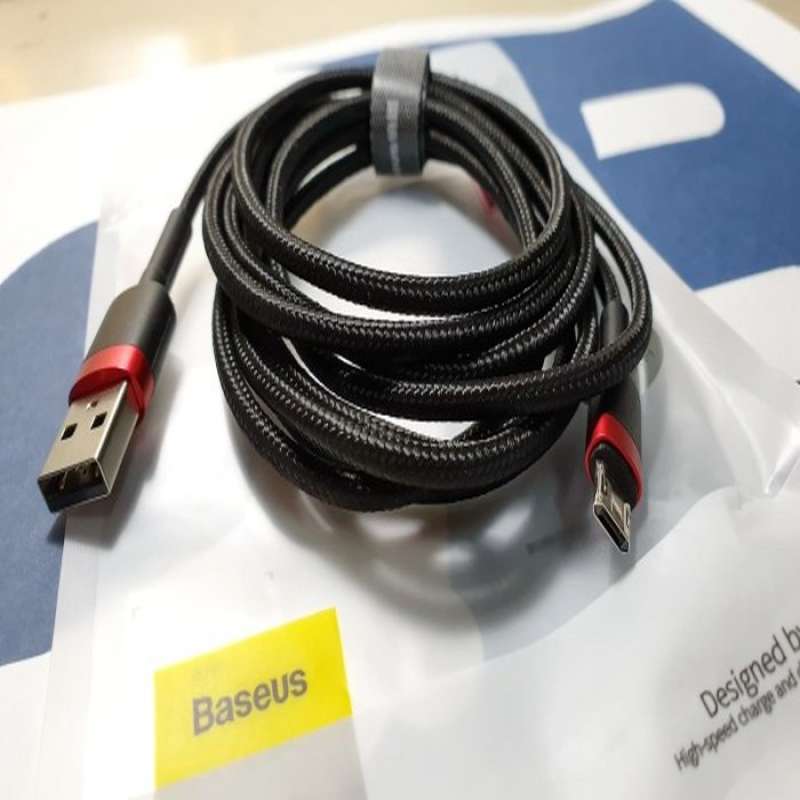 Jual Baseus Cafule Cable Fast Charging Micro USB Double Sided 2 meter ...