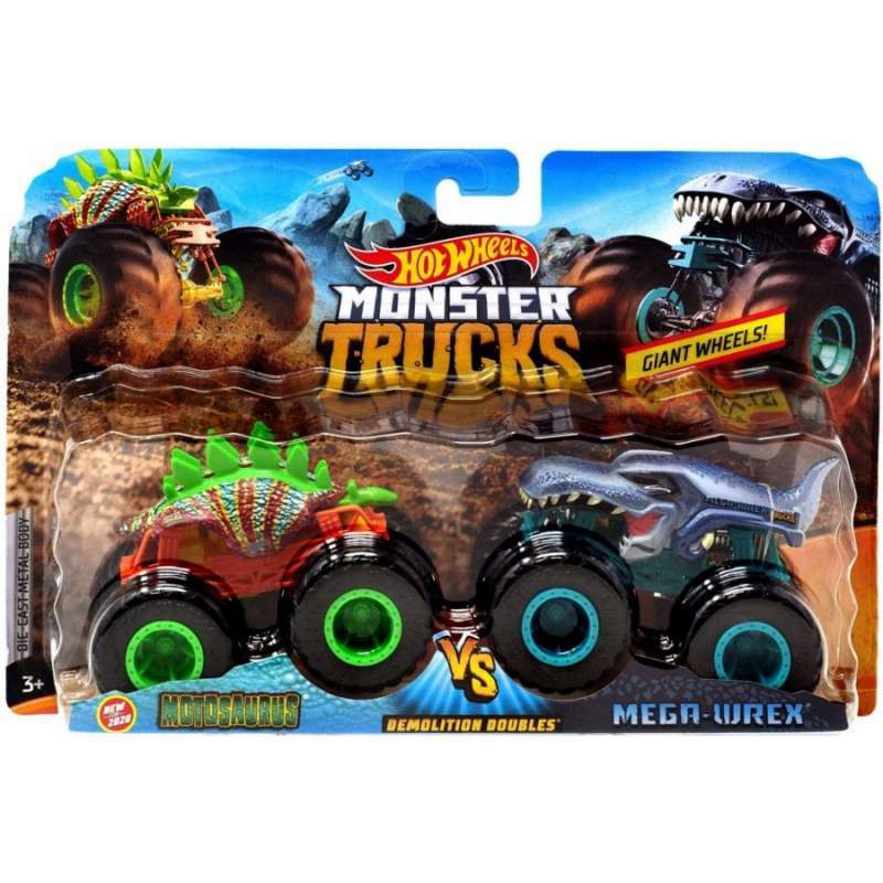 Jual Hot Wheels Monster Trucks Motosaurus VS Mega Wrex di Seller cookieegoodiee - Titi Kuning ...