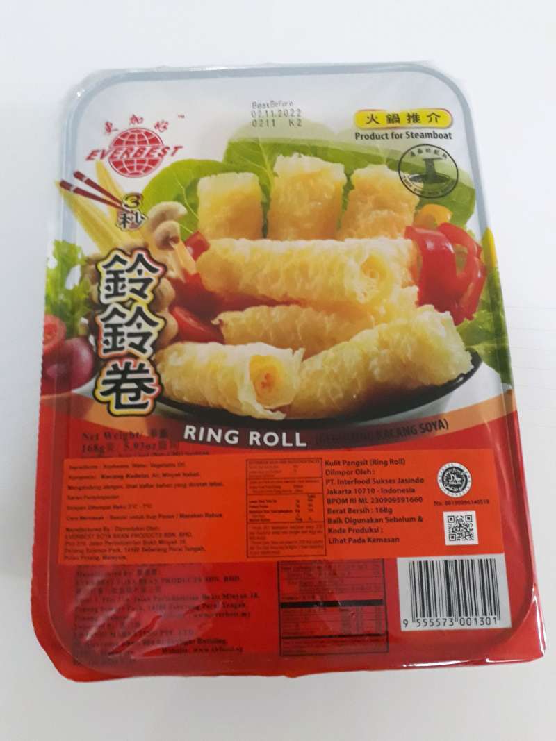 Promo Everbest Ring roll / kulit tahu gulung hotpot steamboat Diskon 3% ...