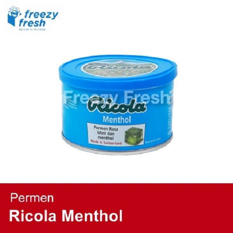 Jual Permen Ricola Kemasan (Kaleng 100 Gram), Rasa Menthol di Seller ...
