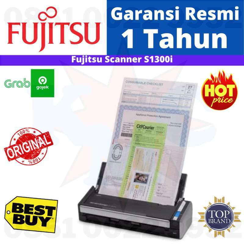 Jual Fujitsu S1300i Scanner Resmi di Seller Karya Megah Computers ...