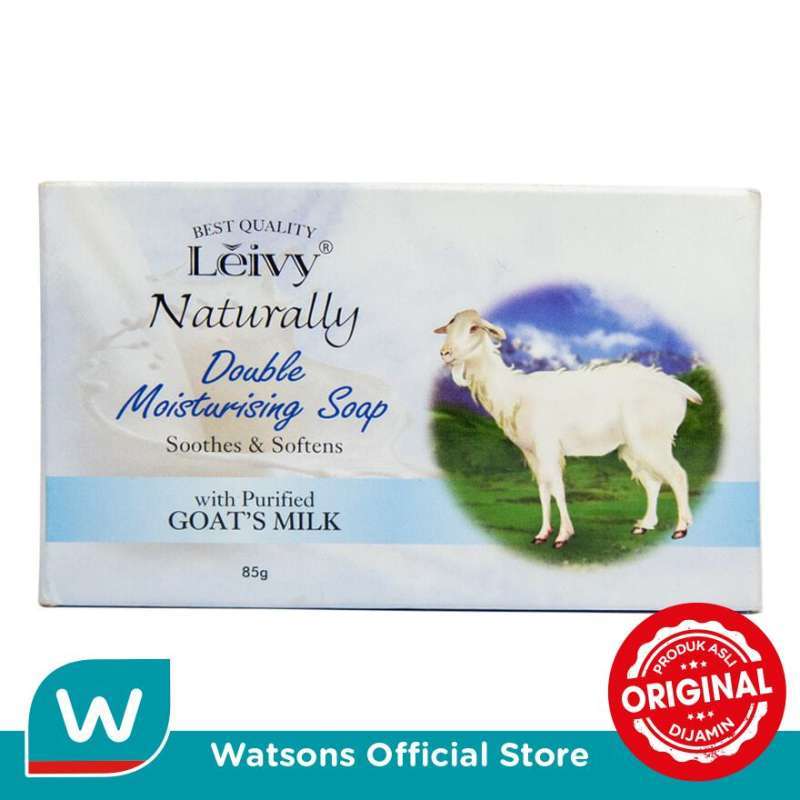 Promo Leivy Naturally Double Moist Soap Goat's Milky [85 g] Diskon 26% ...