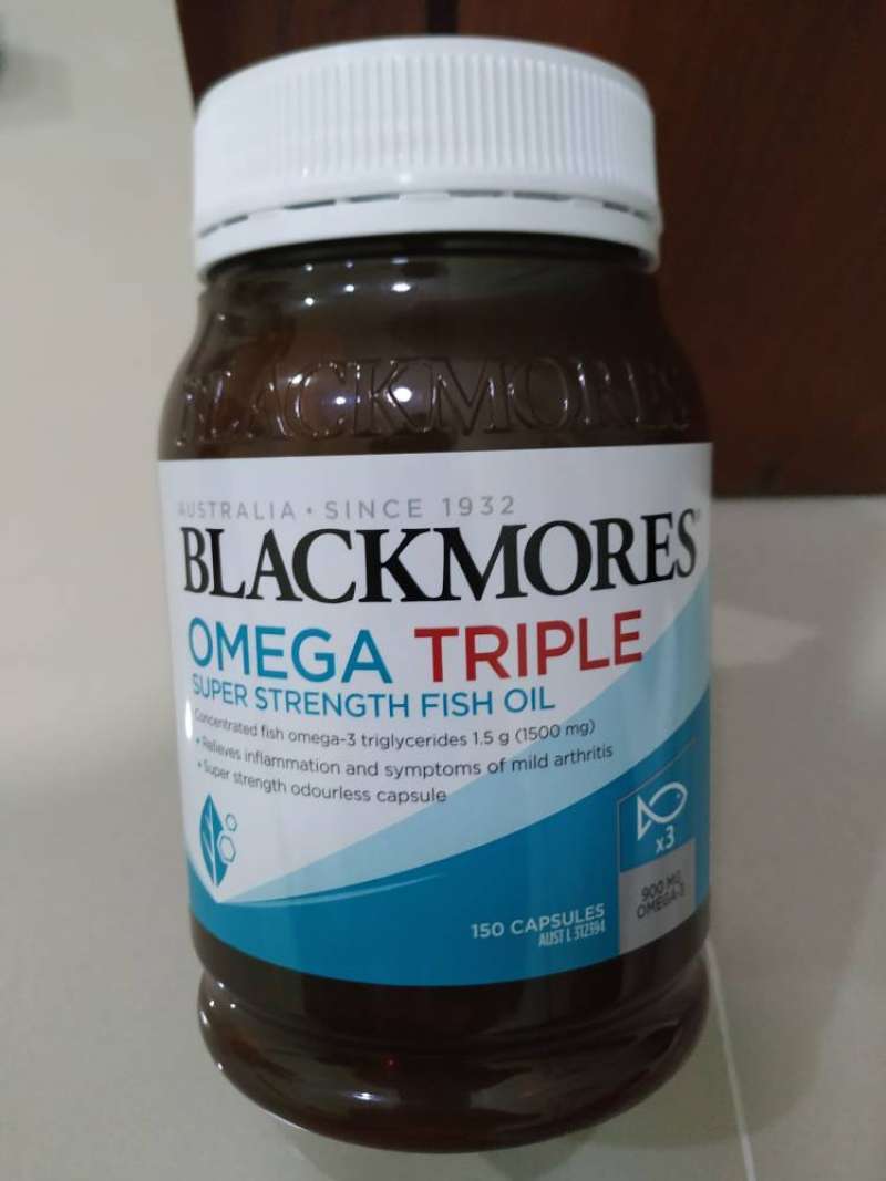 Promo Blackmores Omega Triple Blackmores Suplemen [150 Caps] Diskon 31% ...
