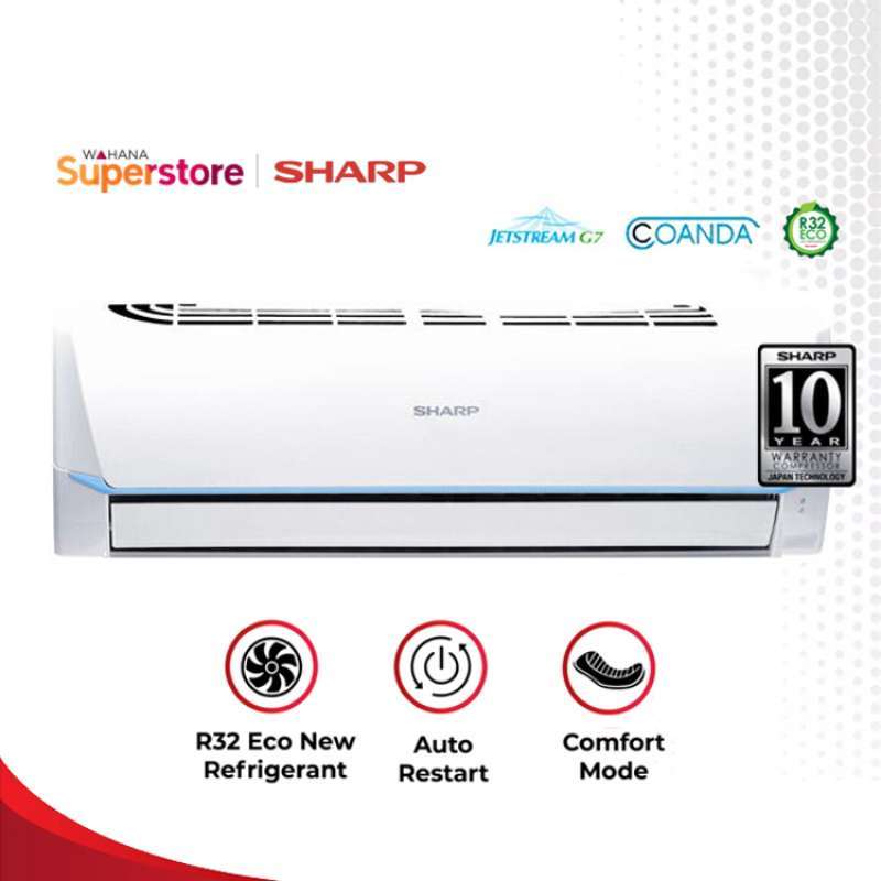 Promo Sharp AH-A12SAY New Jetstream Series AC Split [1.5 PK] Diskon 4% ...