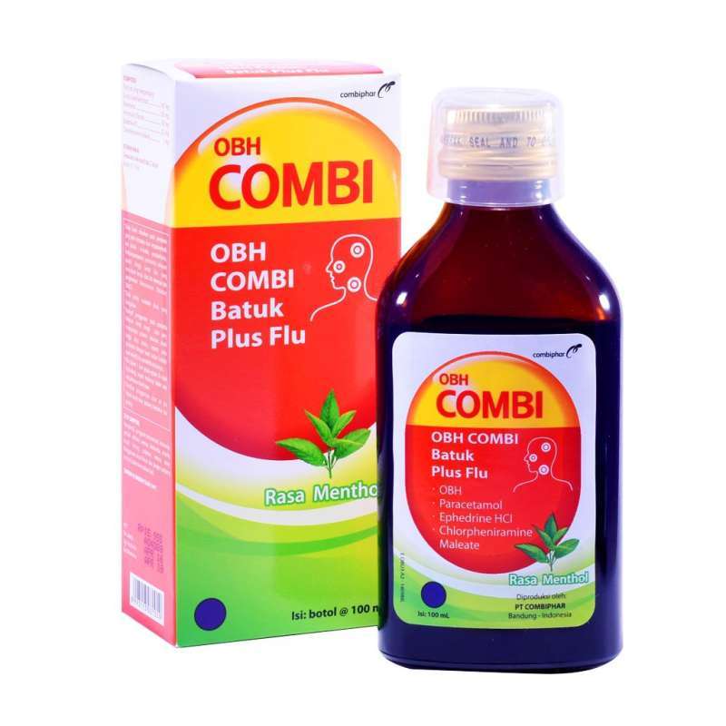 Promo Combiphar OBH Combi Obat Batuk Plus Flu [100 mL] Diskon 4% di ...
