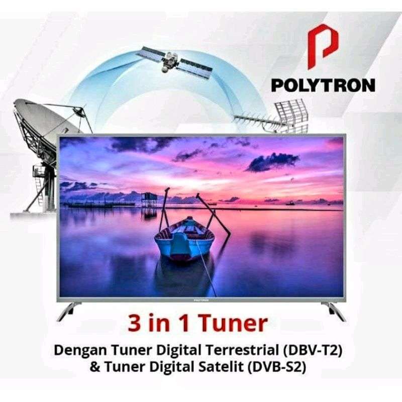Jual POLYTRON 50 inch DIGITAL LED FULL HD TV - 50S883 - Hitam di Seller ...